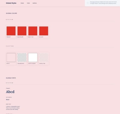 Global Styles - Noble Crow Design Lab